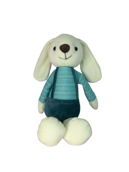 Beige Bunny Plush “Tuffo” – Personalized Soft Toy | Baby Gifts – Be With Me